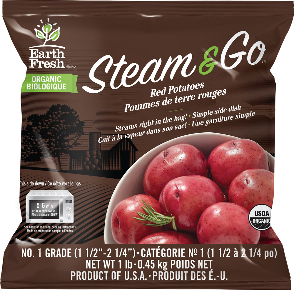 Steam & Go Organic Red Potatoes - EarthFresh