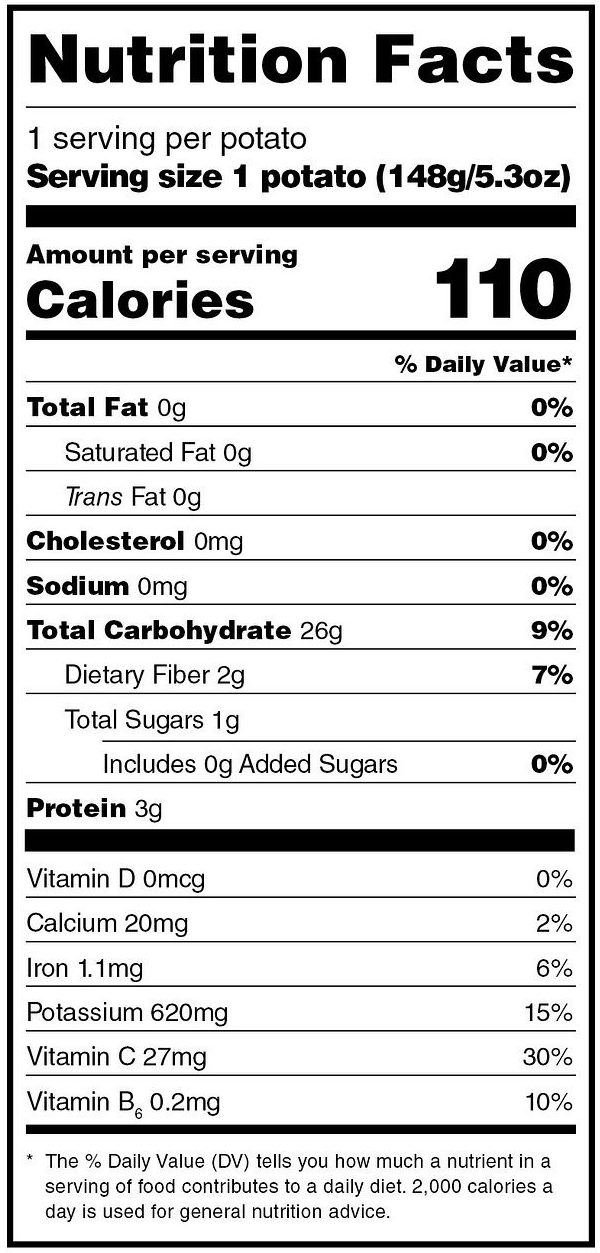 Nutrition Information - EarthFresh